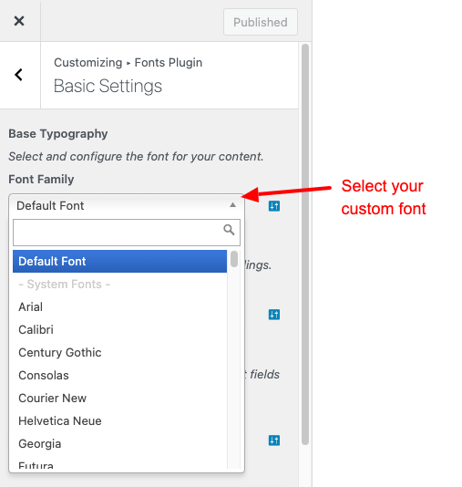 How To Add Custom Fonts In WordPress WordPress Popup Builder Plugin